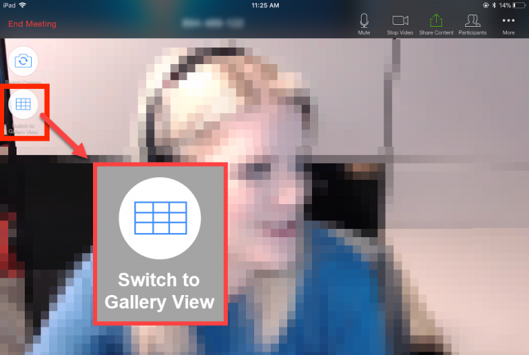 Zoom – looks different on computer, tablet, phone