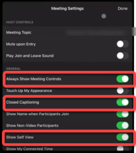 Using Zoom with an iPad and iPhone